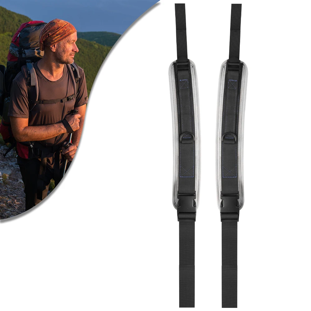 Backpack Straps Replacement Adjustable Padded Shoulder Straps for ...