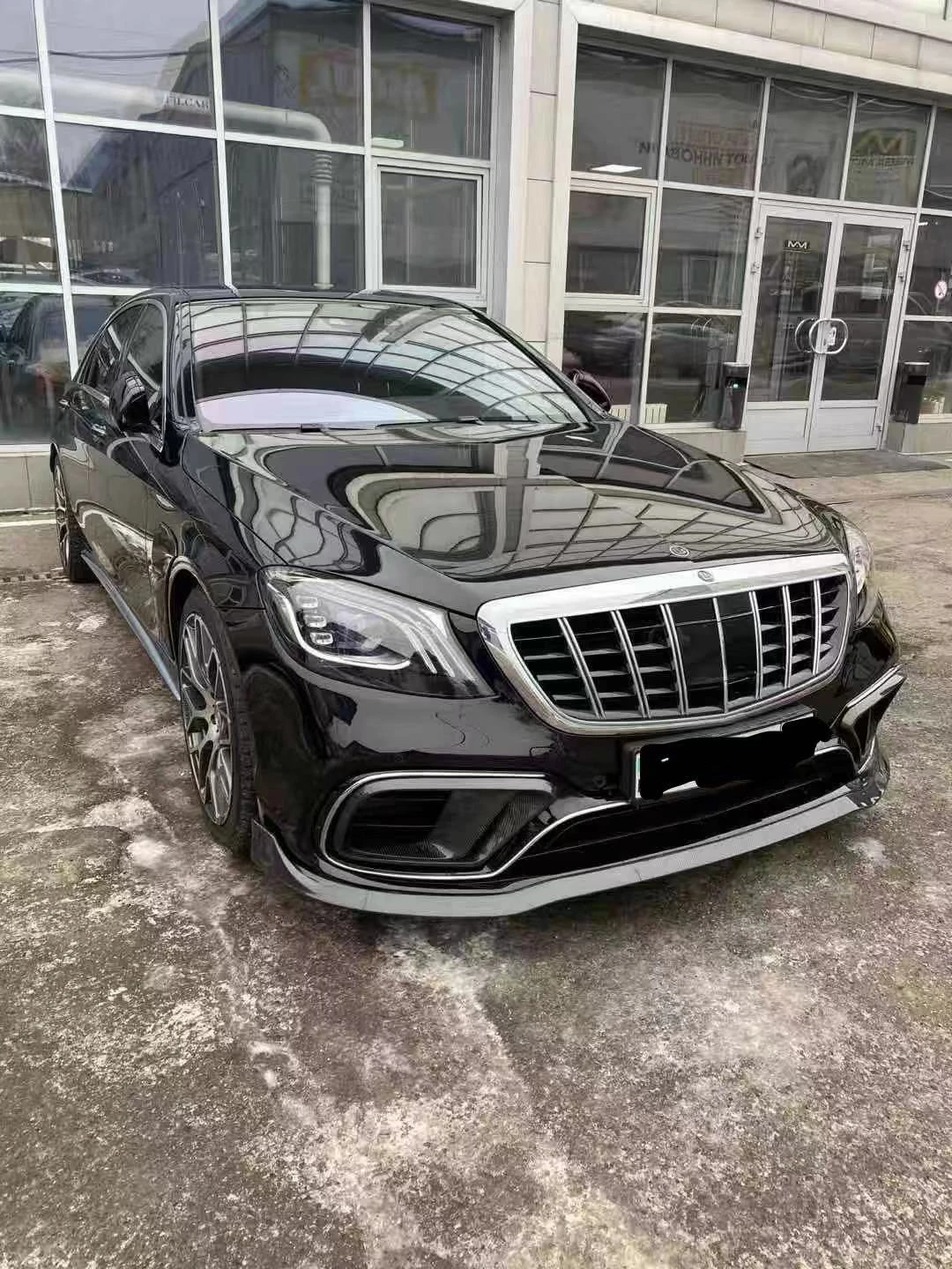 High Quality 2018 Year~s Class W222 Carbon Fiber Body Kit Bumper Lip ...