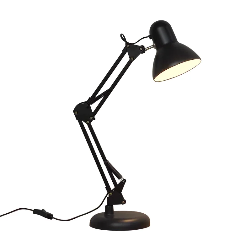 Articulated Metal Table Lamp E27 Bulb Touch Control Adjustable Led ...