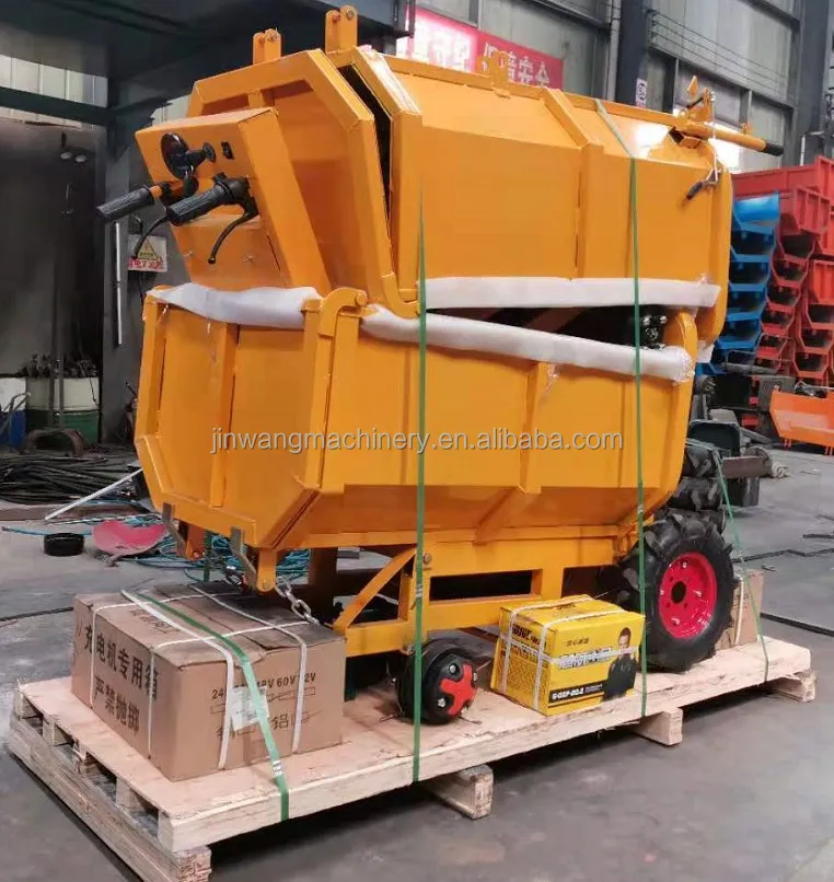 500 Kg Tricycles 3 Wheel Trolley Electric Mini Dumper Trolleys 48 V 800 ...