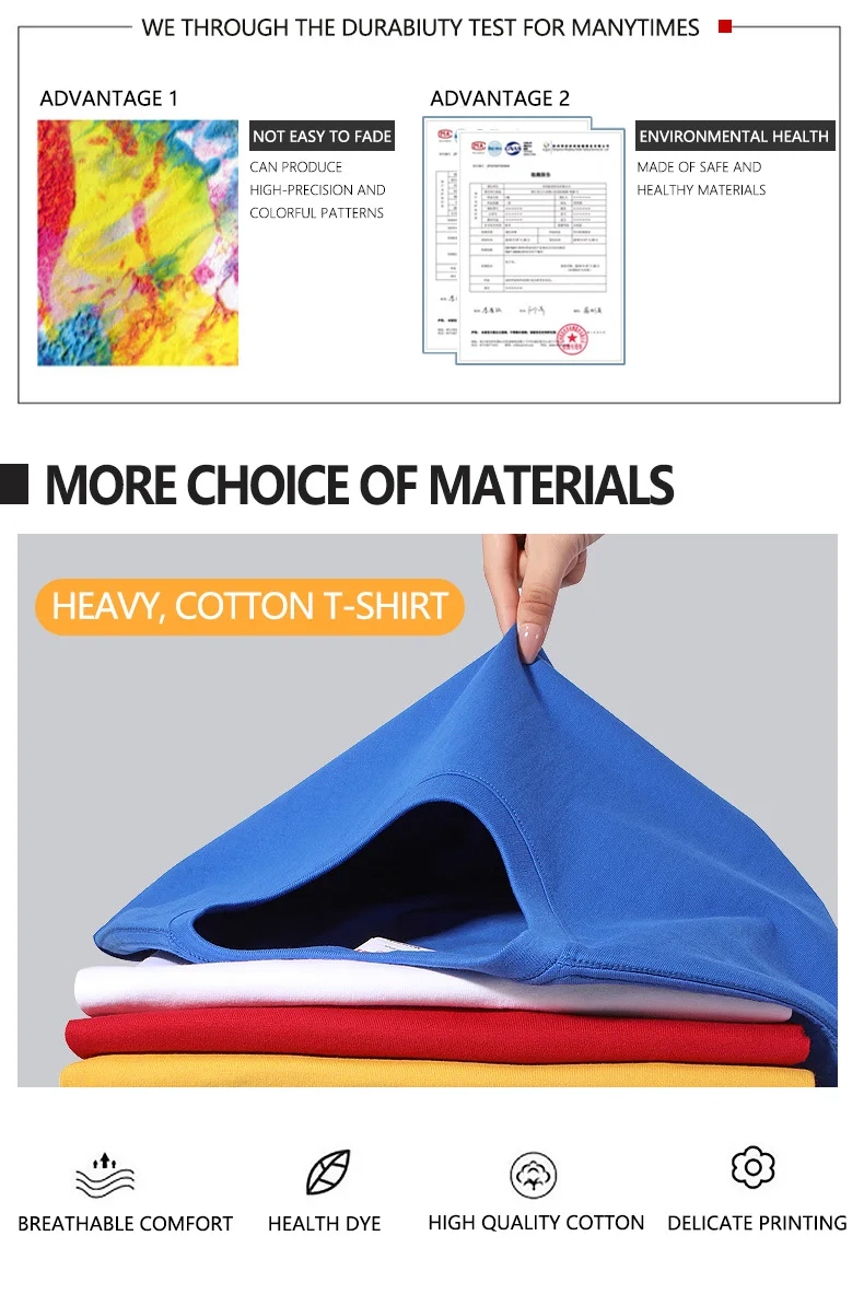 Tee Shirt Custom 3d Silicone Printing T Shirts Plain 100% Cotton ...