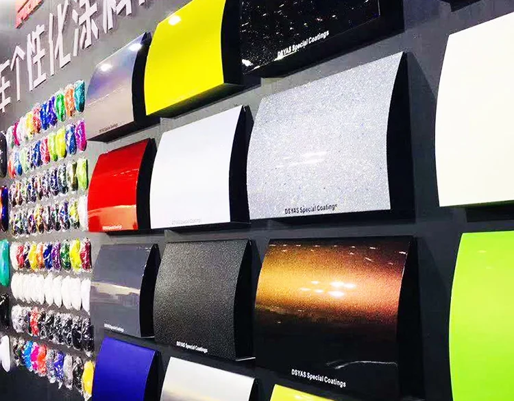 Aluminum Alloy Arc Color Card - Car Painting Sample Display