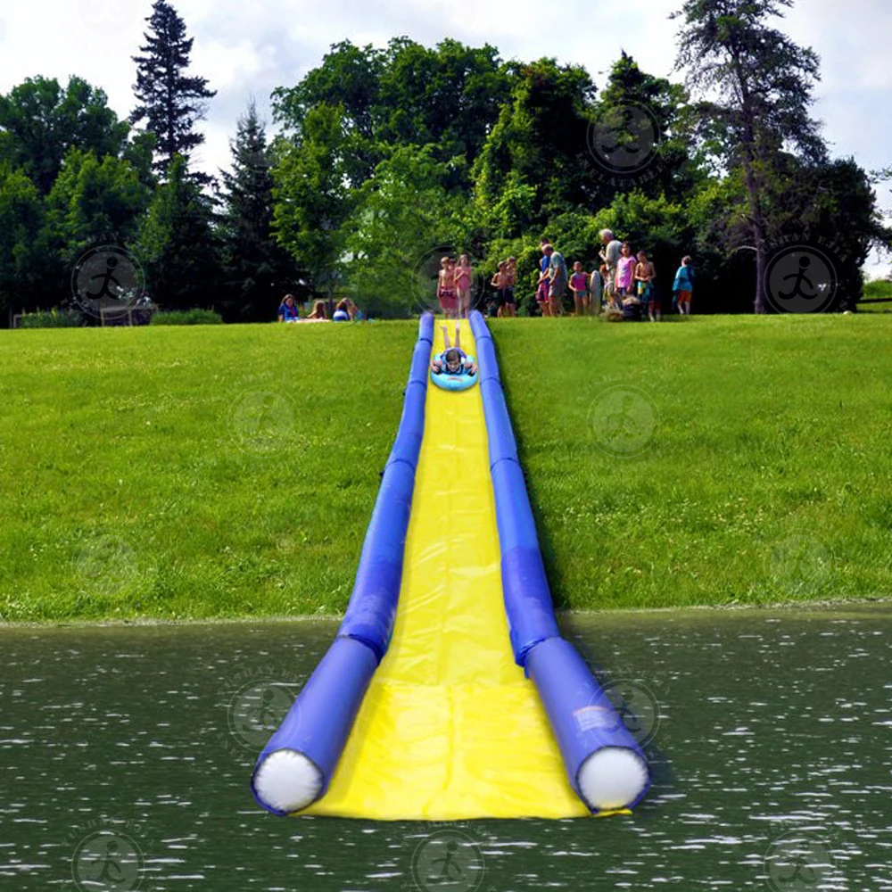 Large Slip N Slide Inflatable Two Lane Slides the City Outdoor Sports ...