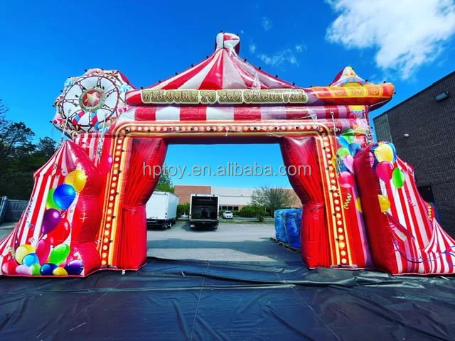Custom Inflatable Circus Arch for Events - Durable & Eye-catching