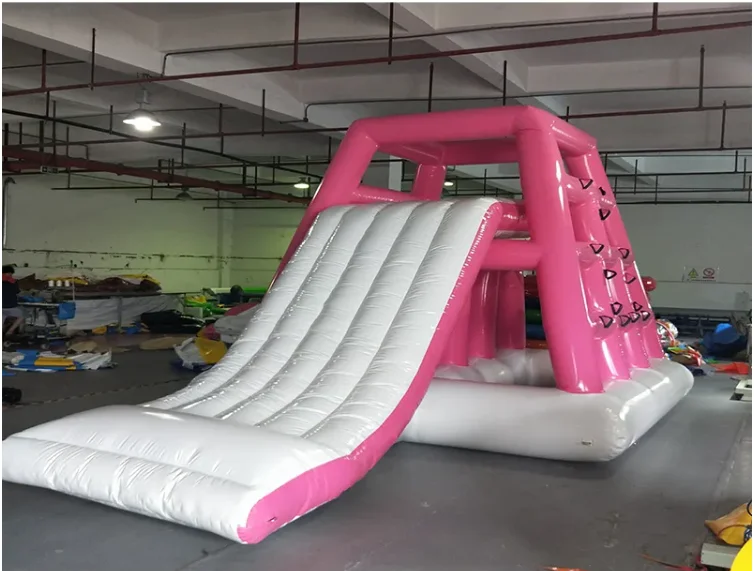 Lake Inflatable Water Park Floating Slides Inflatable Lake Float ...
