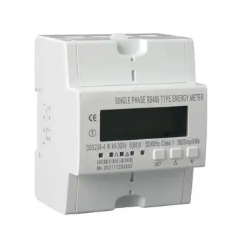 Smart Home Din Rail Rs485 Remote Single Energy Meter Phone App Check ...