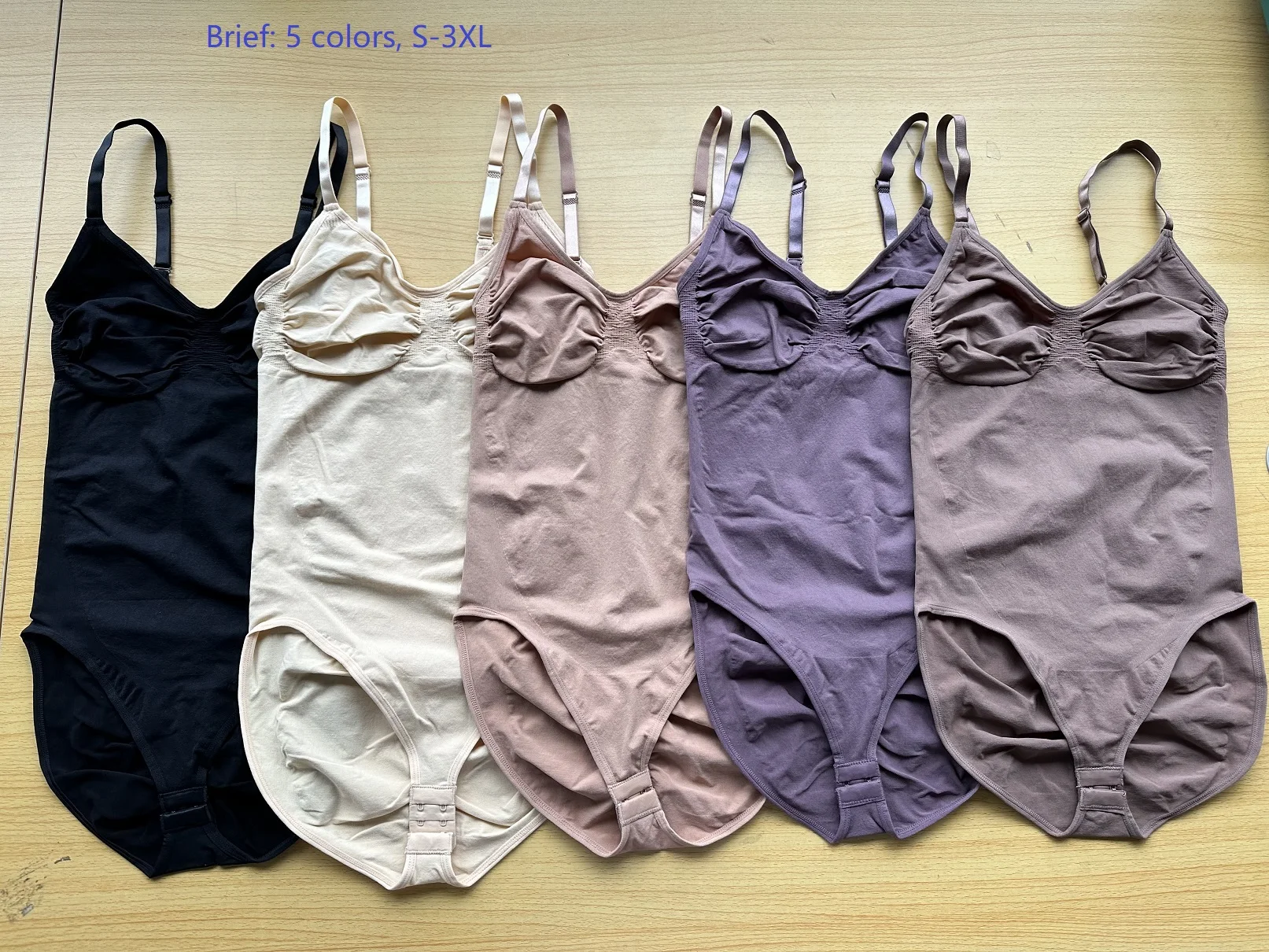 HB Shaper - Seamless Sculpt Thong Bodysuit for Tummy Control