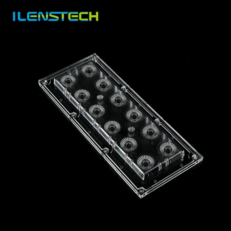 10 Degree Clear Acrylic Lens High Transmittance 3535 Spot Light Lenses ...