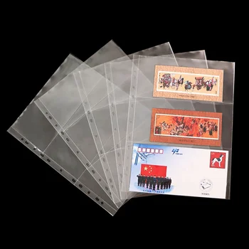 10 Pack A4 Plastic Binder Pockets 11 Holes For Budgeting Loose Leaf ...