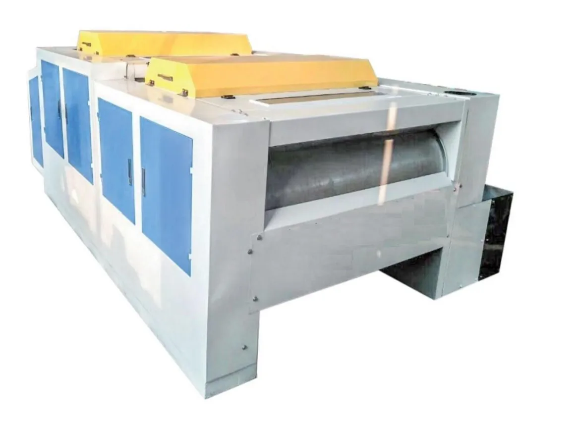 Textile Cotton Waste Recycling Machine With Fabric Cutting Opening and ...