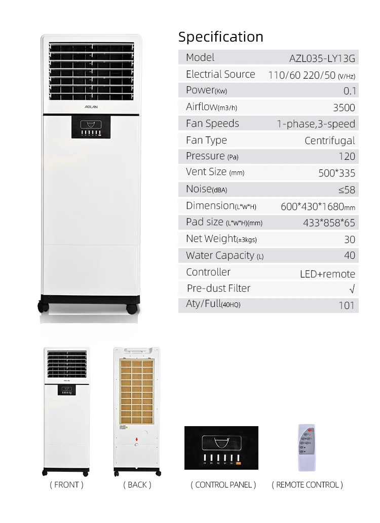 3500CMF Evaporative Air Cooler - Efficient Cooling Solutions