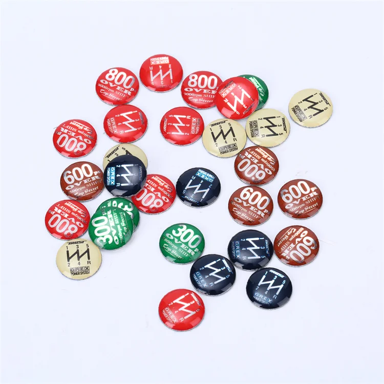 Customizable Logo Round Embossed Doming Sticker Silicone Mold