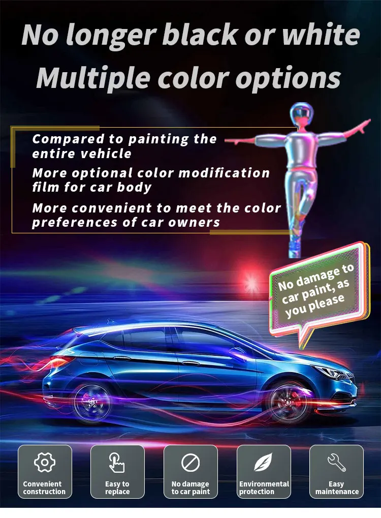 Tpu Car Wrap Film Super Bright Tiffany Crystal For Body Color Change ...