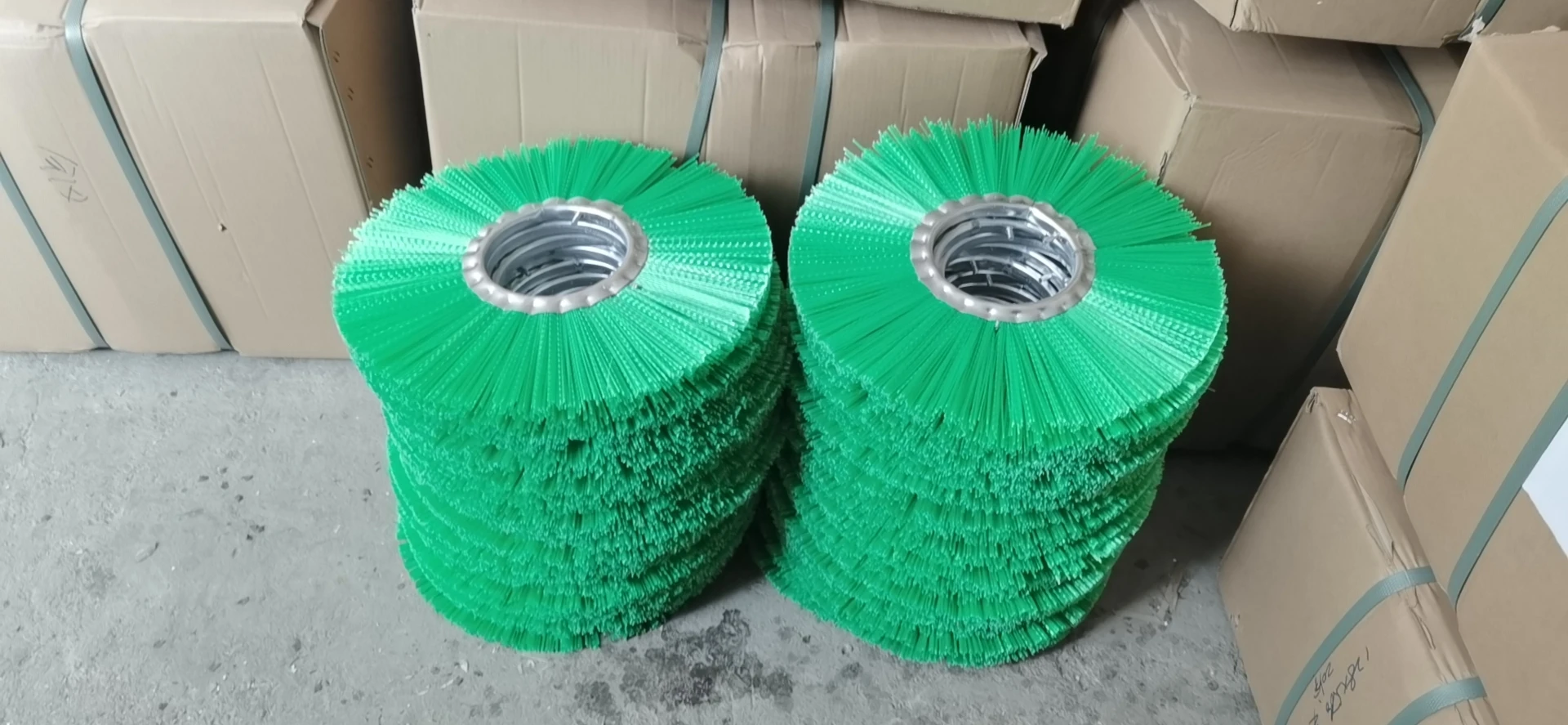 Flat Steel Channel Road Broom Segment Rotary Brush For Road Sweeper ...