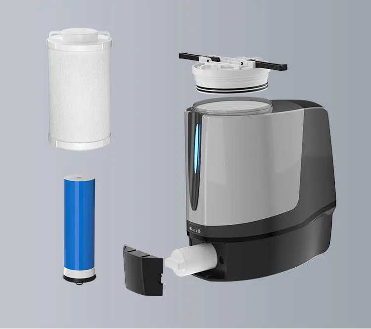 800 GPD TDS Monitoring Mineral Water Supply Smart Faucet