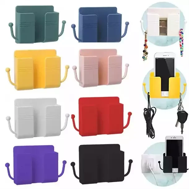 Universal Home Mobile Wall Mount Stand Bracket Storage Mobile Phone ...