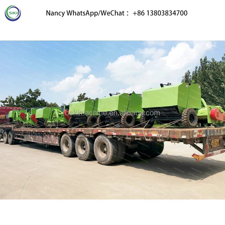 Rice Wheat Corn Straw Hydraulic Baler Press Vertical Compress Silage ...