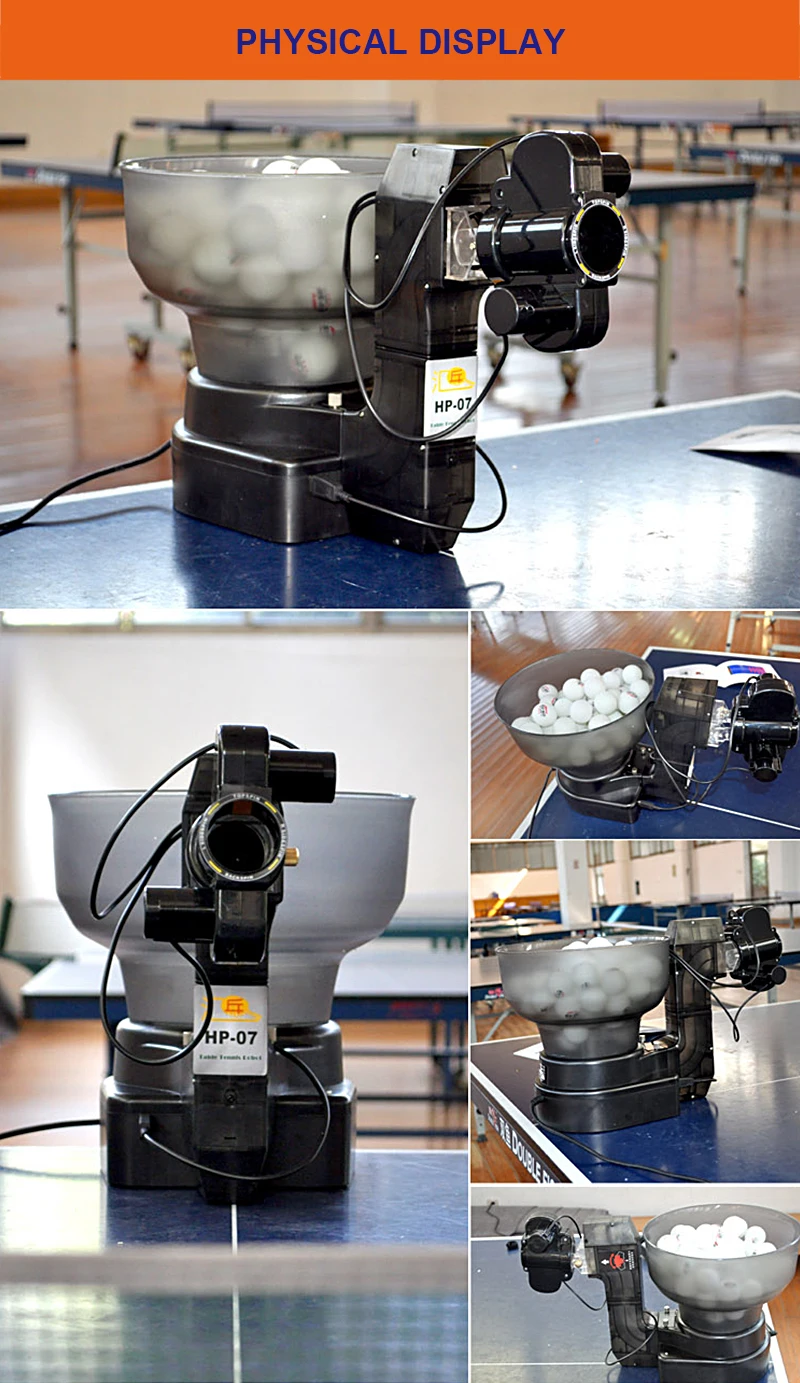 HP-07 Table Tennis Ball Training Machine - Professional Ping Pong Robot