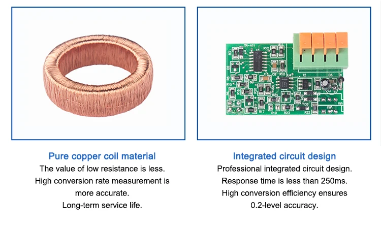 0-1500A Hall Sensor Current Sensor AC/DC Current Transducer Hall Effect ...