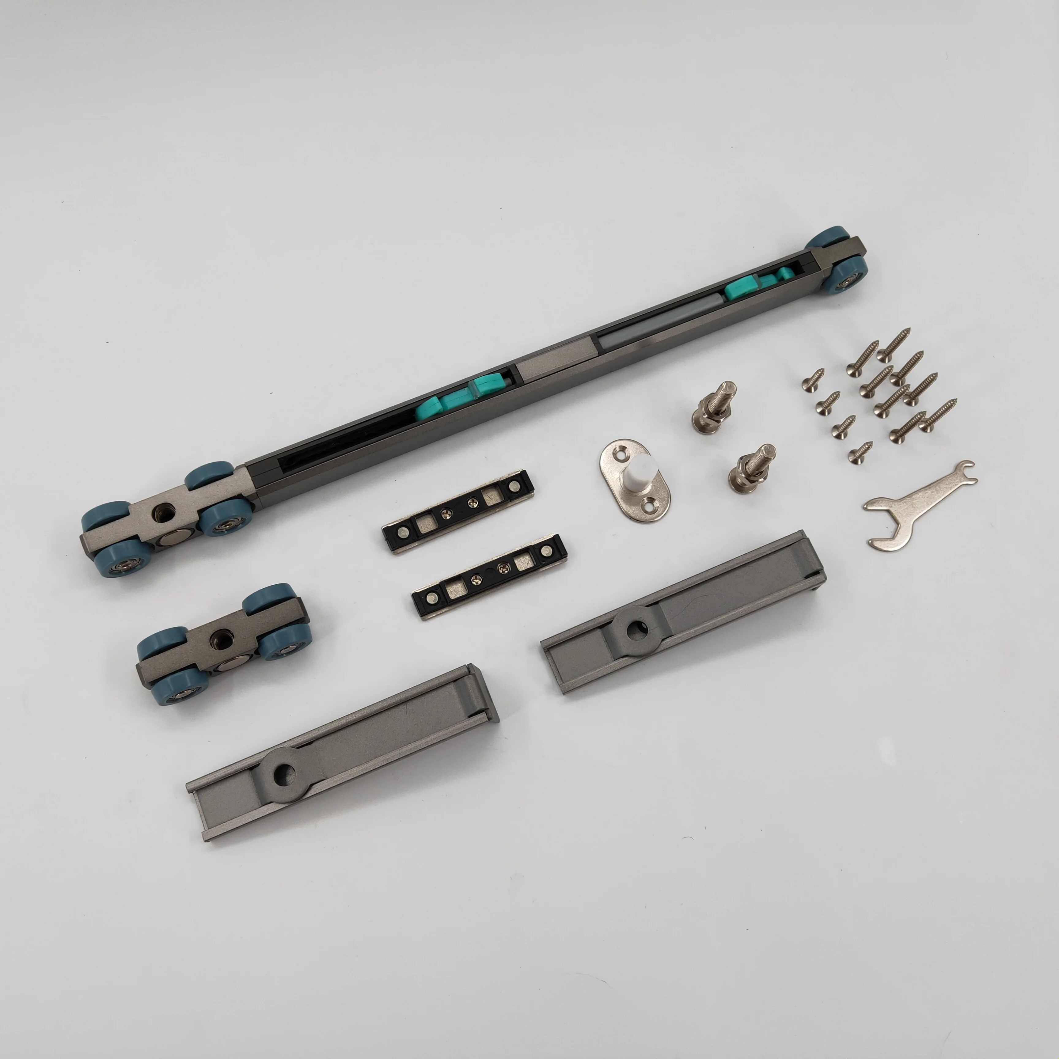Thin Metal Slim Drawer Roller Soft Closing Drawer System Slide Rail for ...