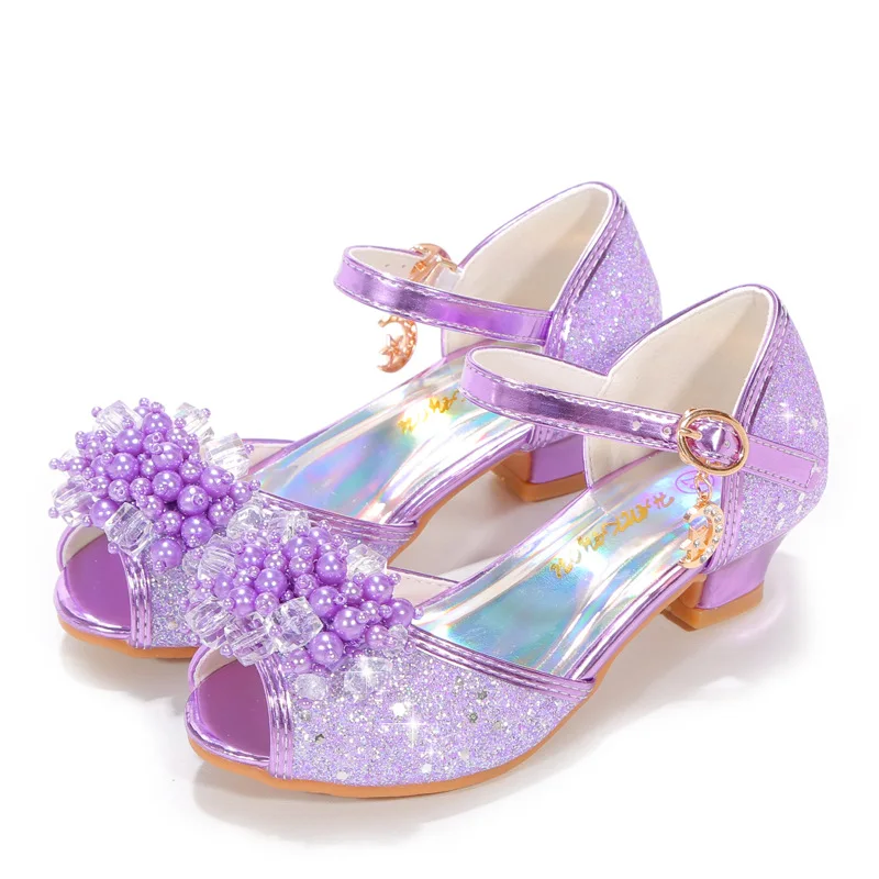 Blue High Heels For Kids