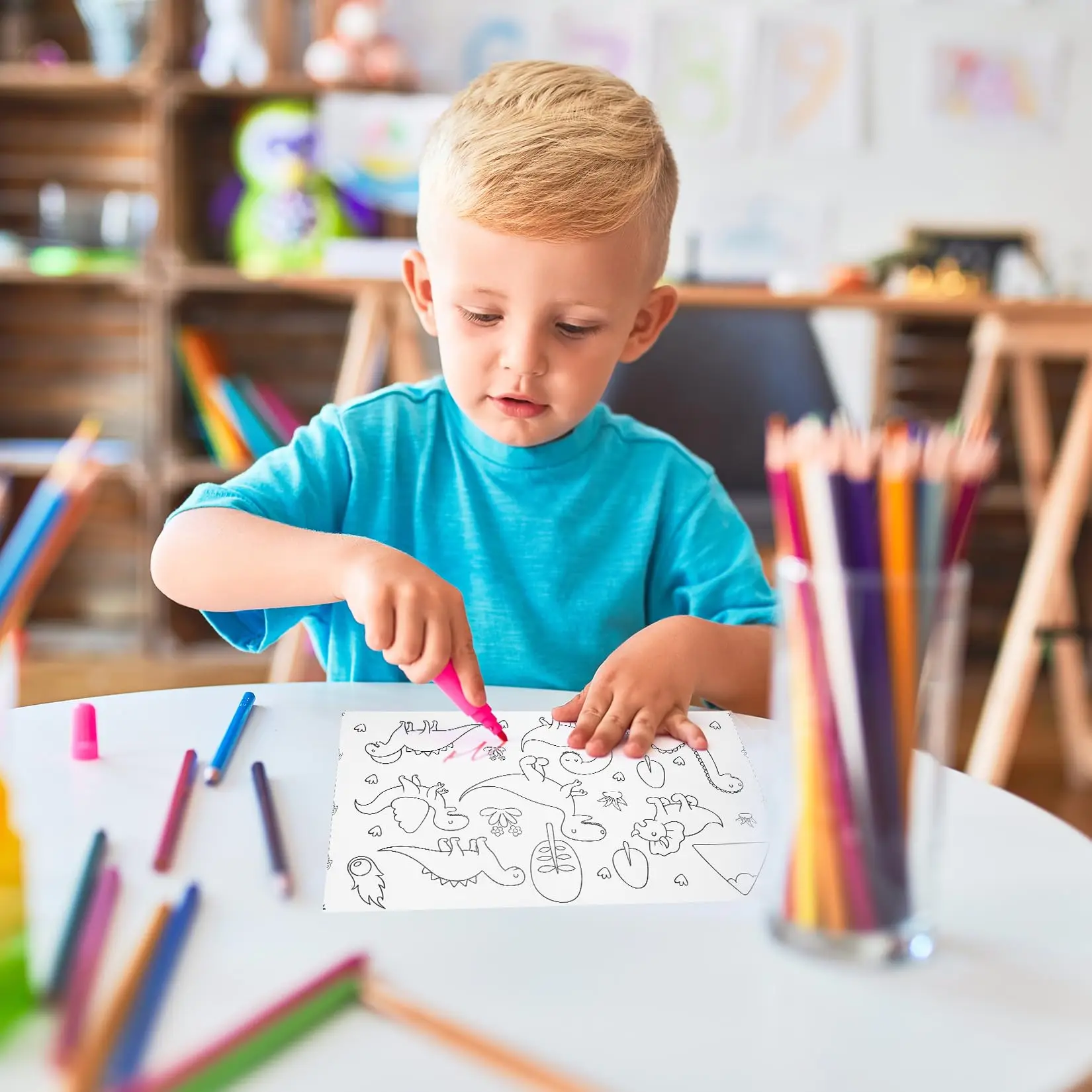 Children's Drawing Roll Coloring Paper Roll for Kids,Drawing Paper Roll ...