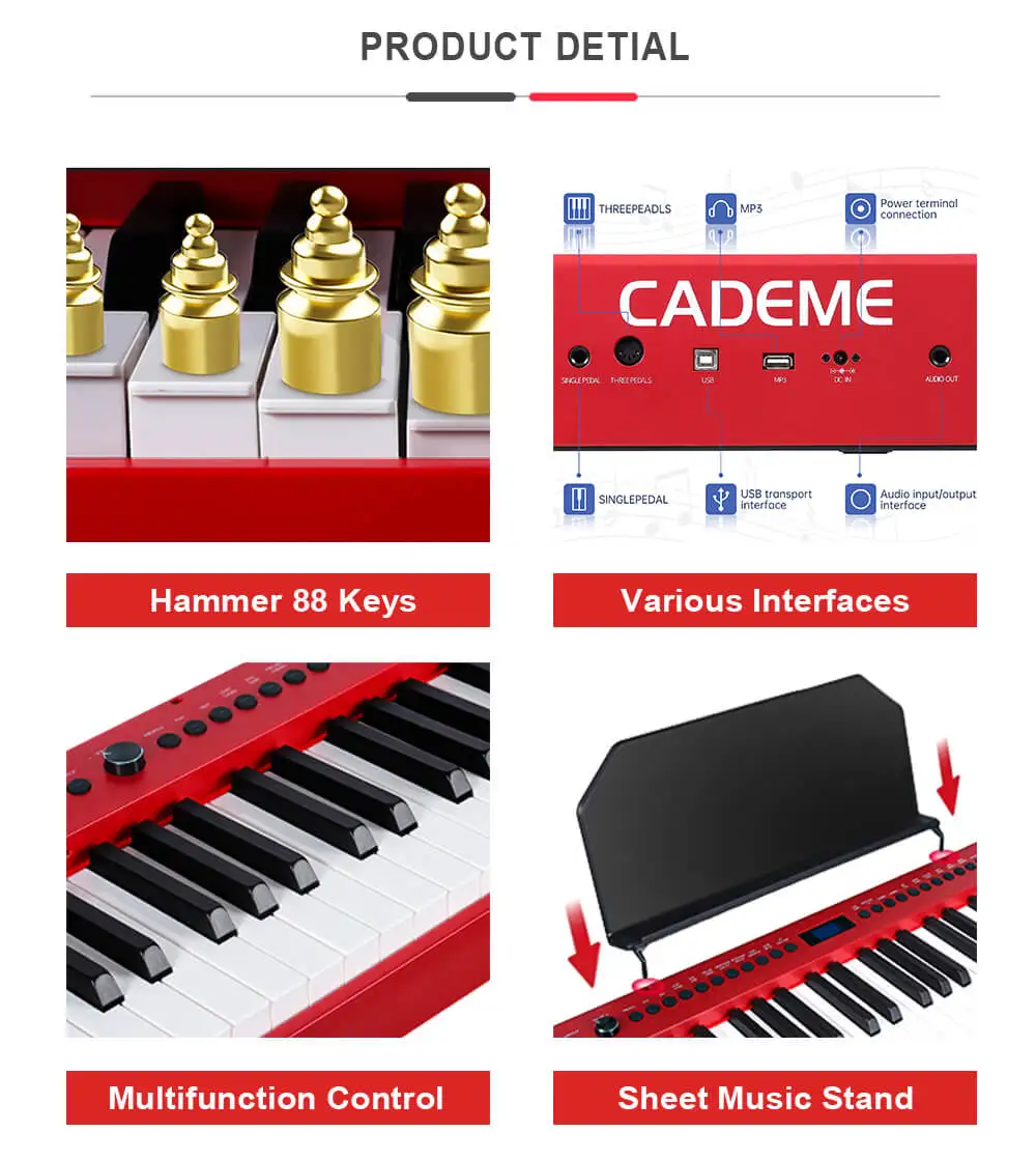 88 Keys Piano Keyboard Covers Stretchable Dust Proof Piano Keyboard ...