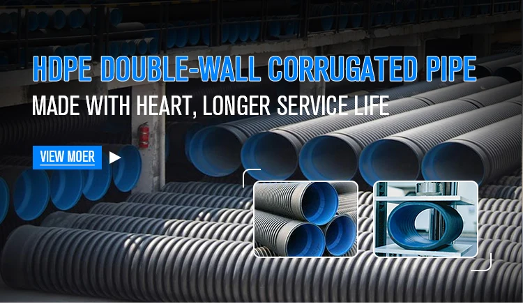 36 HDPE Double Wall Corrugated Used Plastic Culvert Pipe