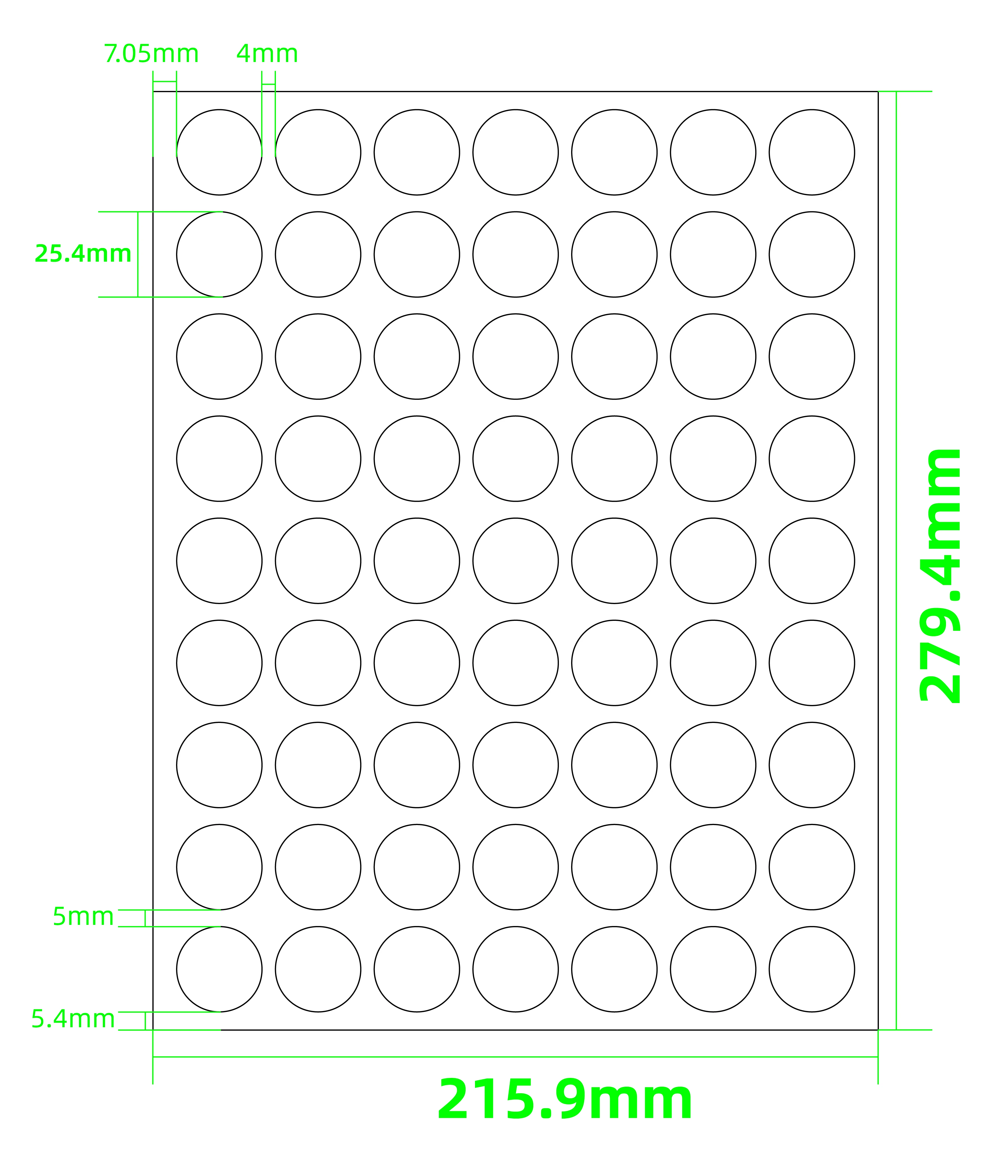 2 Inch Round Labels - White Matte Circle Stickers for Candle, Lid ...