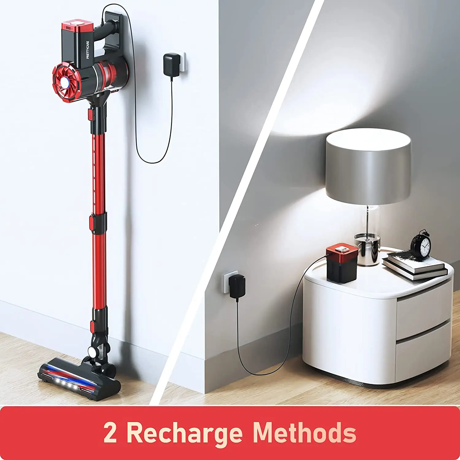 22.2v/2500mah Handheld 2 In 1 Stick Cordless Vacuum Cleaner - Buy Stick ...