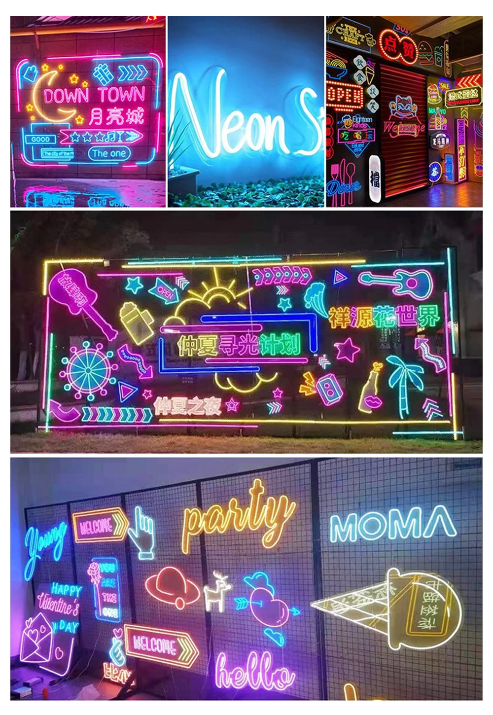 5V USB Neon LED Strip Light 120LEDs/m SMD 2835 Waterproof Flexible Neon ...