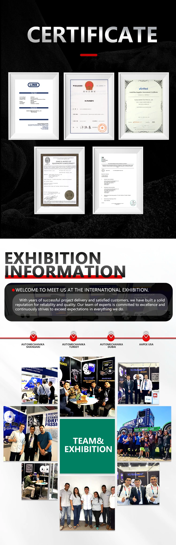 Wva29174 Commercial Auto Brake System Vehicle Truck Parts Brake Pad For ...