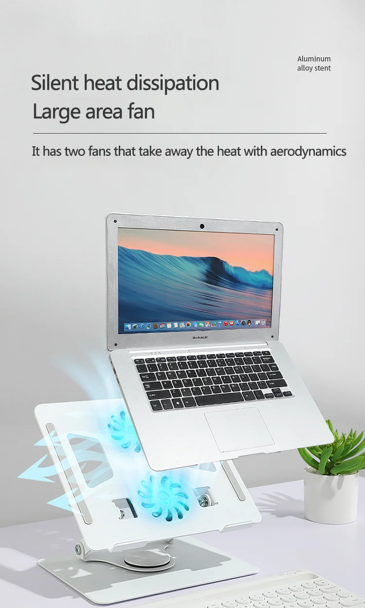 OEM 360 Degree Rotating Foldable Laptop Riser Holder