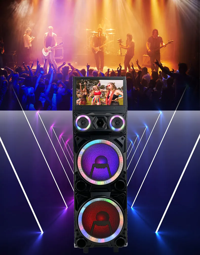 2021 Smart System Touch Screen BT Multifunction WIFI Video Trolley ...