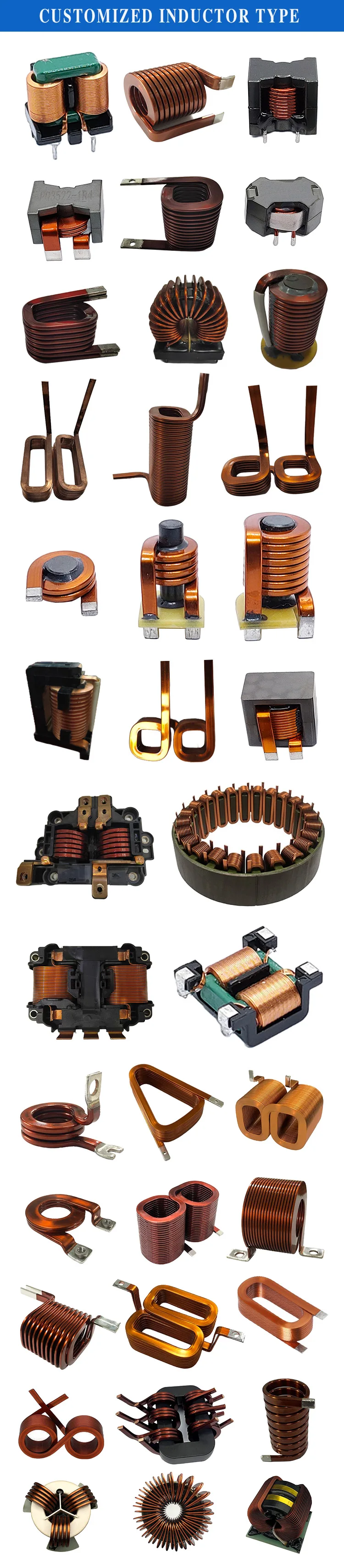 Custom Spiral Winding Ferrite Voice Air Core RF Coils