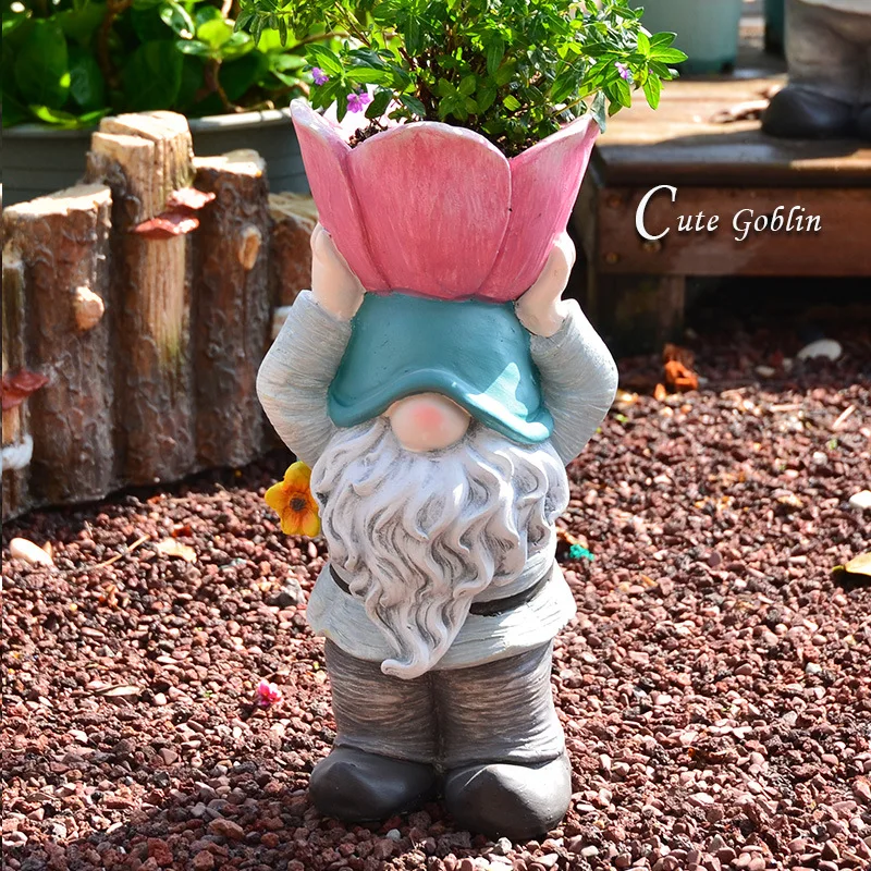 Magnesium Oxide Floor Fine Flowerpot Decoration Crafts Floor Standing ...