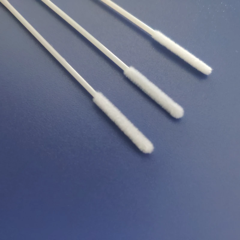Nylon Flocked Swab Sample Gathering Oral Swab With Breakpoint Eo ...