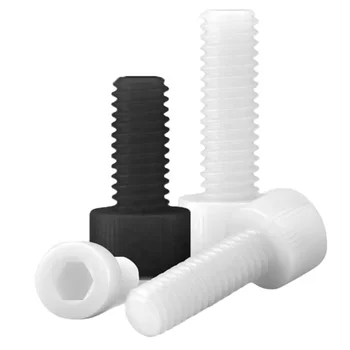 M3 M4 M5 M6 M8 M10 M12 Pa66 Hexagon Socket Bolt Nylon Plastic Bolt Allen Key Bolts - Buy Hexagon ...