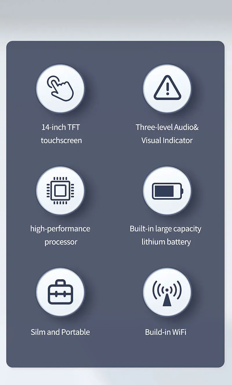 CONTEC CMS8500 - Versatile Multiparameter Vital Sign Monitor