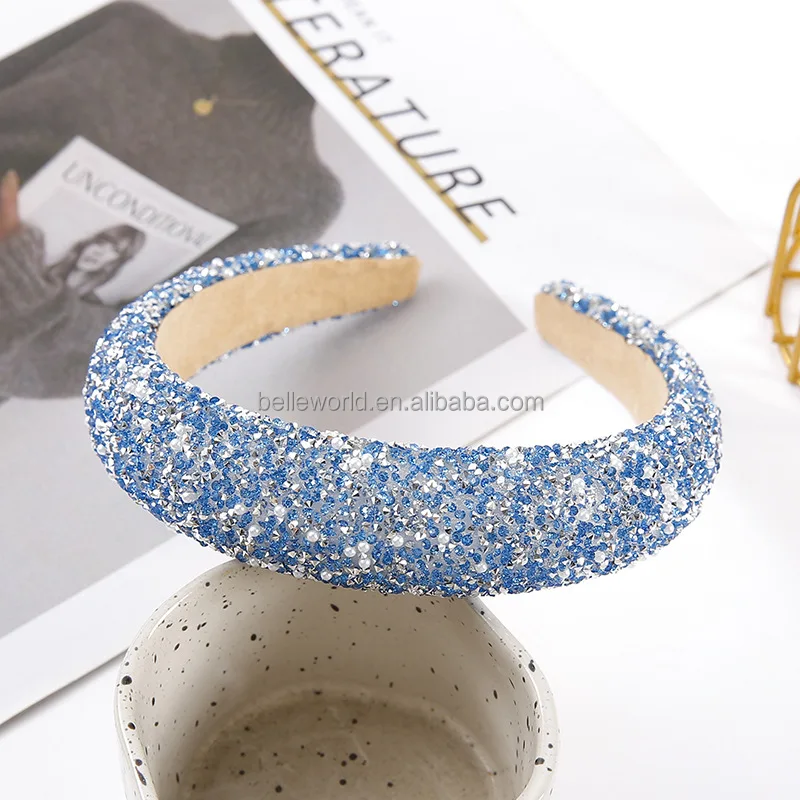 BELLEWORLD Factory Women Girls High End Head Band Makeup Baroque ...