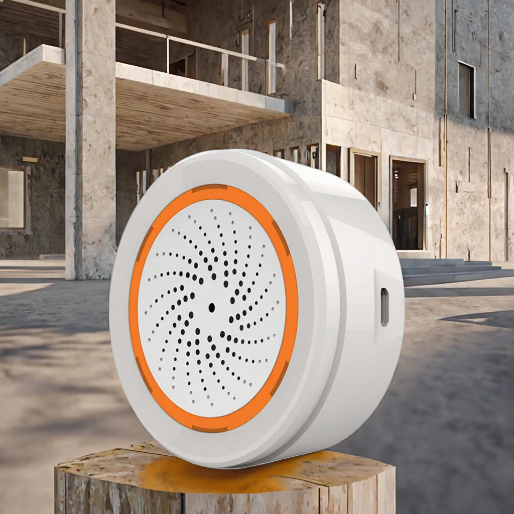 Tuya Smart Zigbee Siren Strobe Alarm Home Security System Indoor Use ...