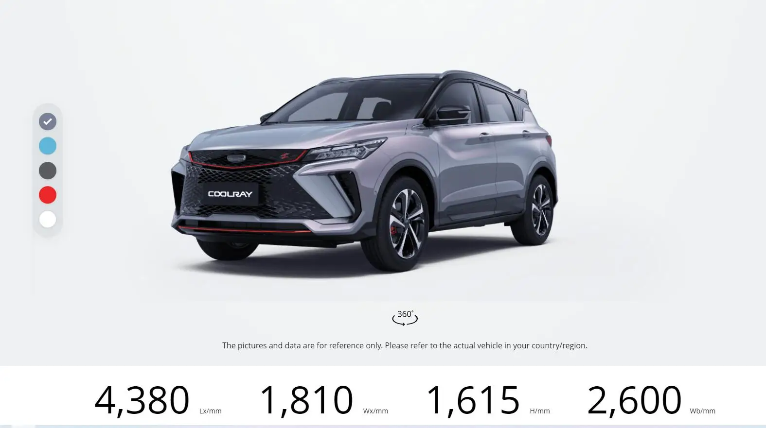 Geely Coolray 2024 1.5t 2.0t Gasoline Hybrid Electric Geely Coolray Car ...