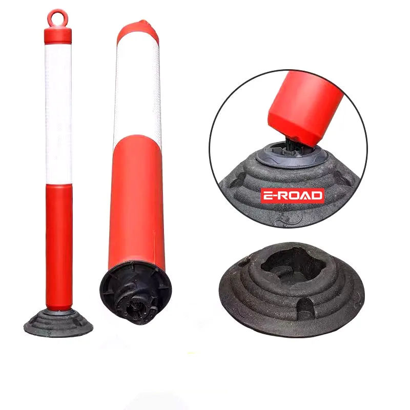 E-ROAD Delineator Posts - Portable, Reflective Safety Bollards