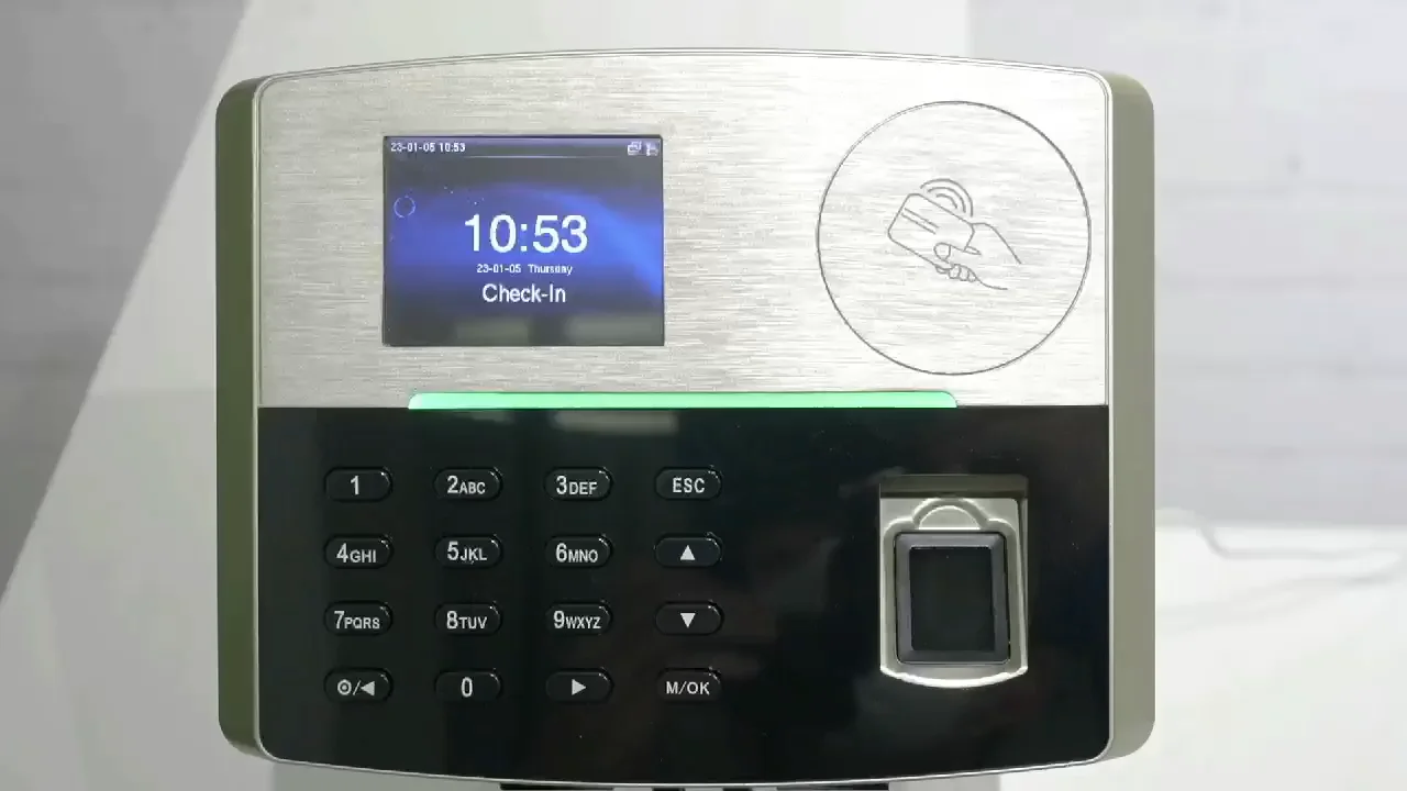 Zkt Fingerprint Biometric Time Recorder Wifi Fingerprint Attendance ...