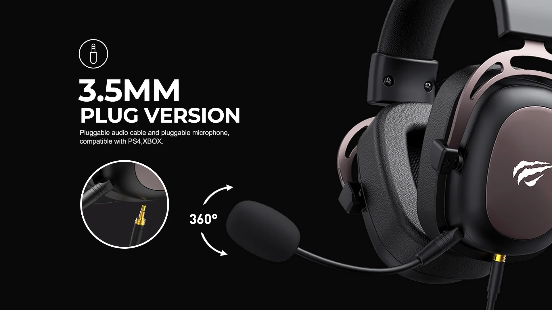 Havit H2002C Gaming Headset - Wired PC Gaming Headphones