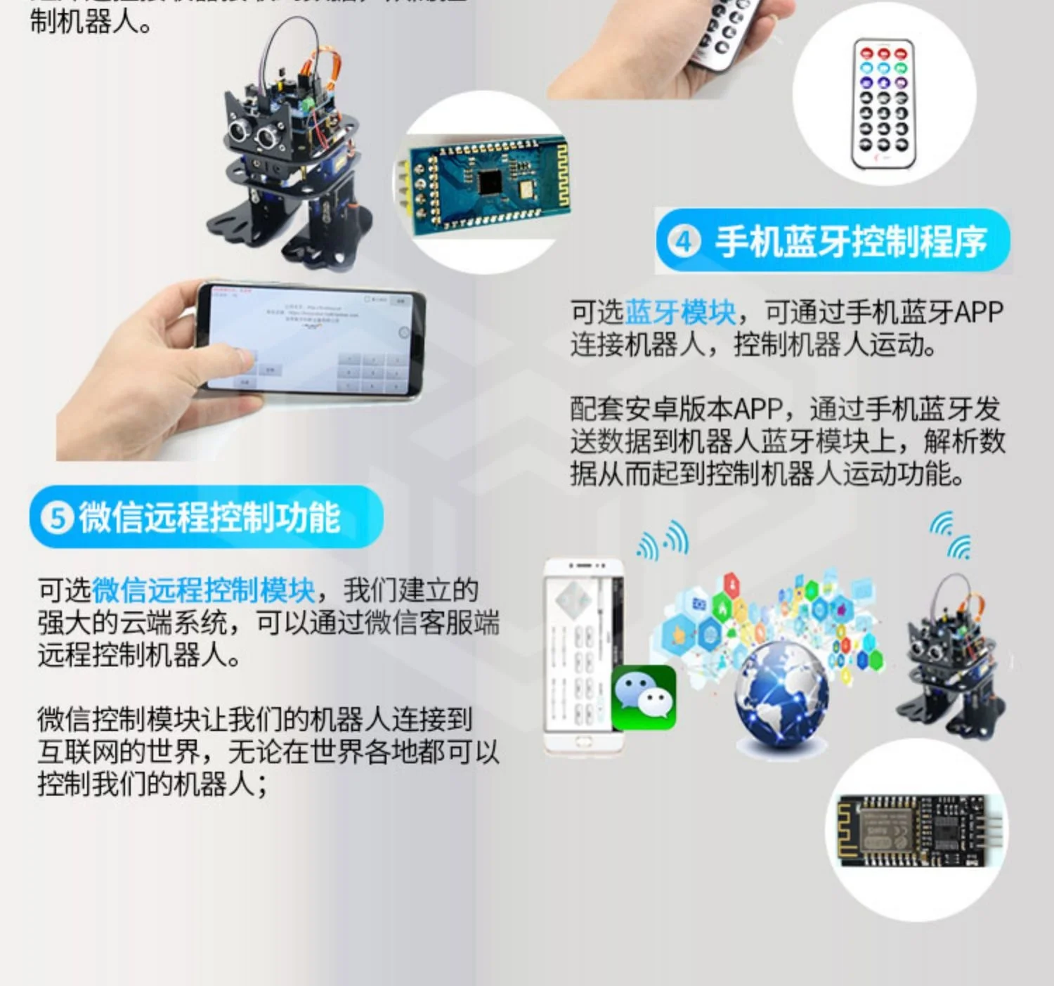 Bipedal Dancing Robot Humanoid 4DOF Arduino Development Kit Mixly ...