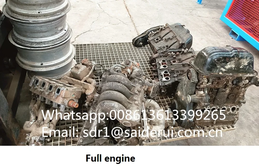 Scrap Engine And Car Wheel Shredder For Waste Metal - Buy Scrap Car ...