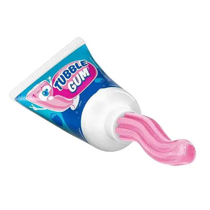 Liquid Bubble Gum Wholesale Custom Private Label Tube Toothpaste Bubble ...