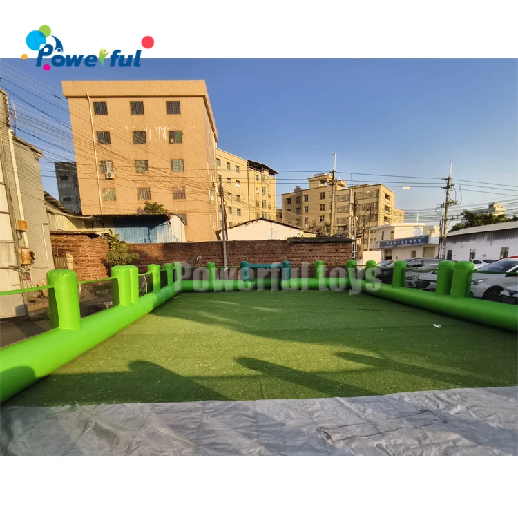 Commercial Inflatable Football Pitch PVC Inflatable Soccer Field ...