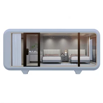 Resort Hotel Prefab Tiny House Space Capsule Room Sleep Box Bed Modular ...